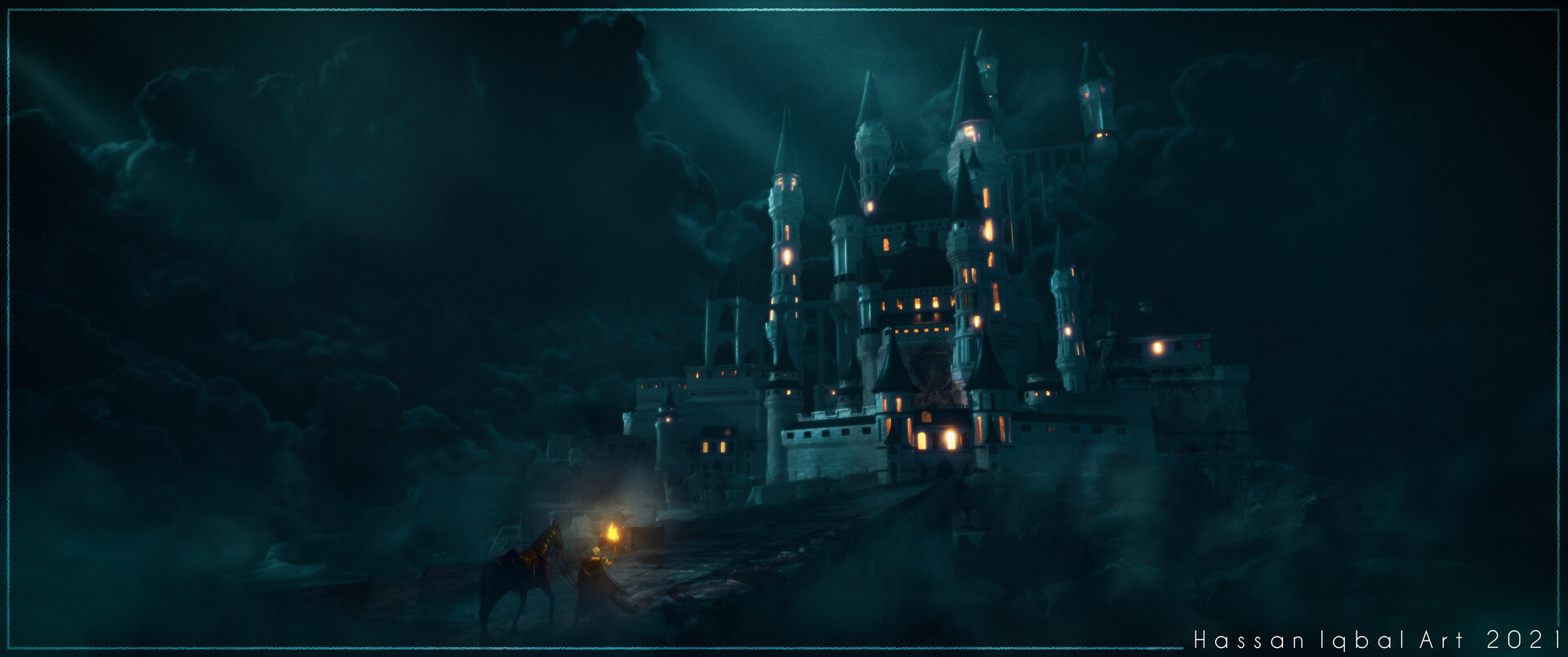 ArtStation - The Moonlit Castle