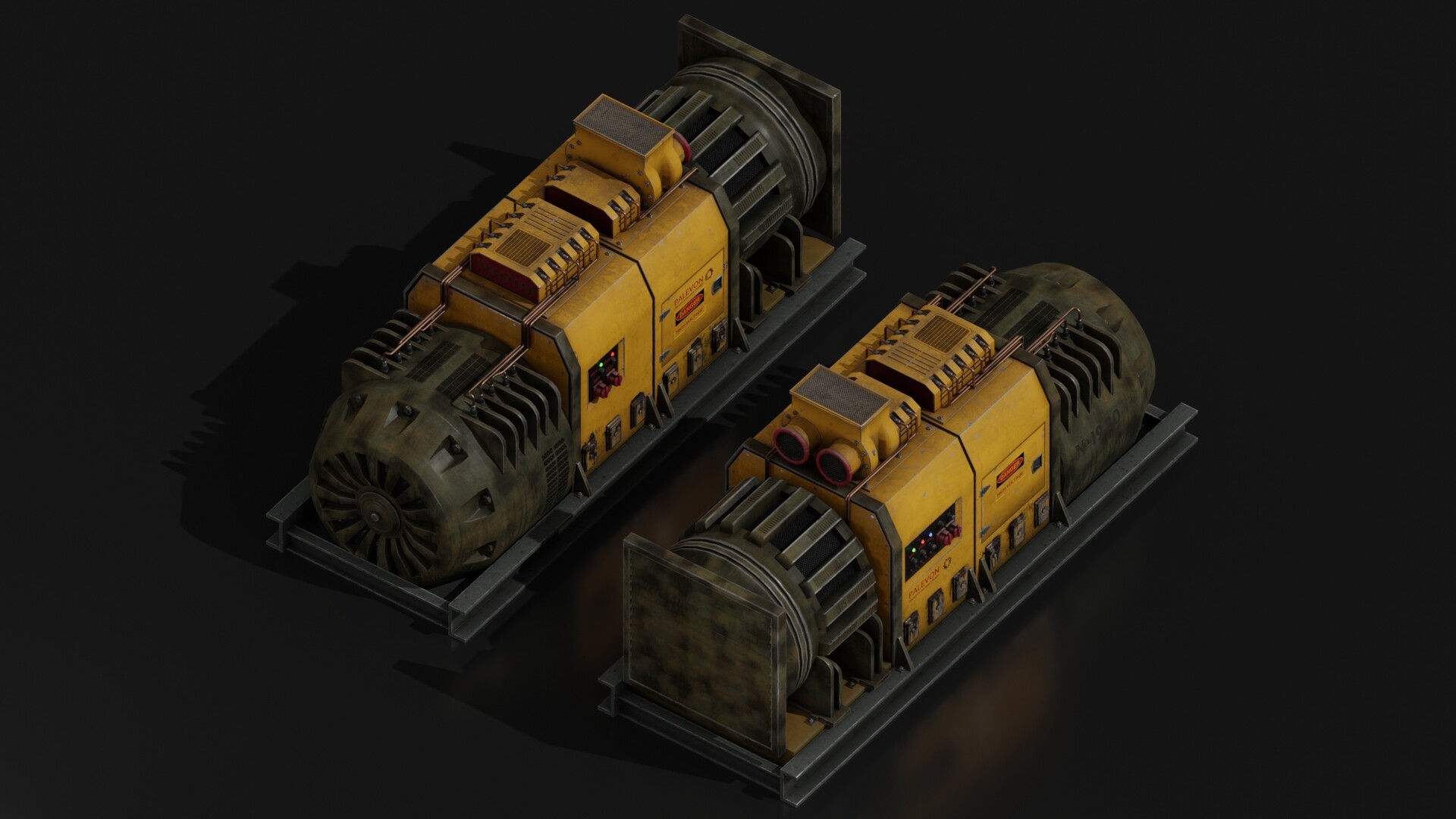ArtStation - Diesel generator (lowpoly)
