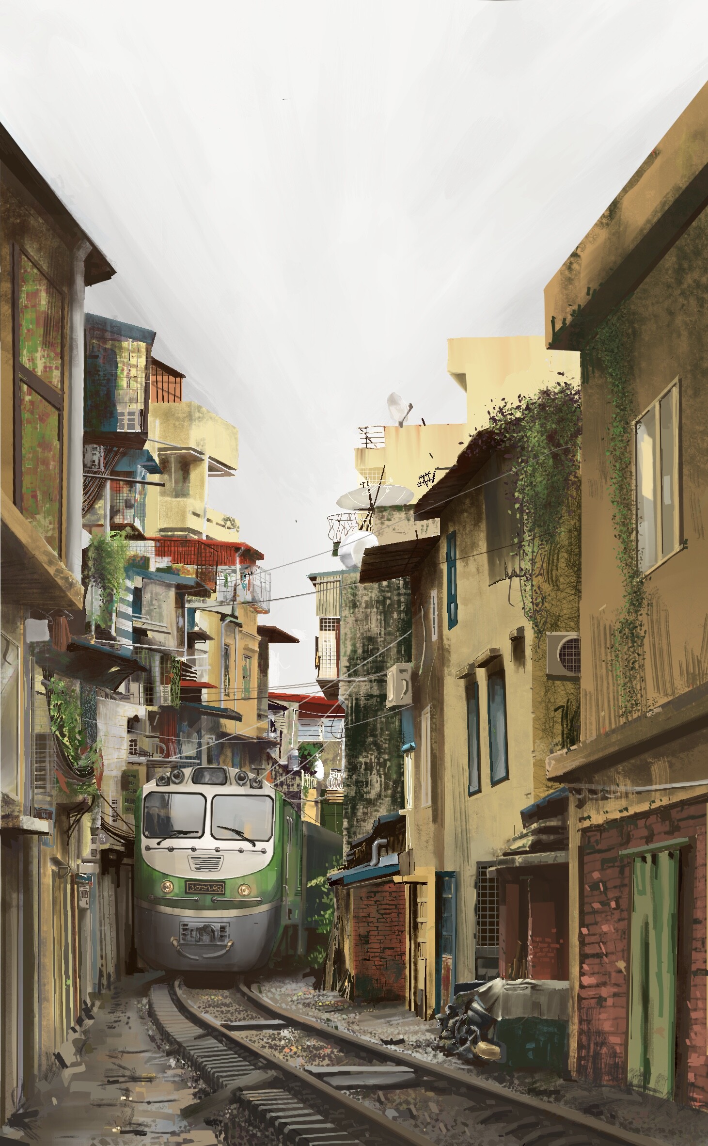 ArtStation - Hanoi Train