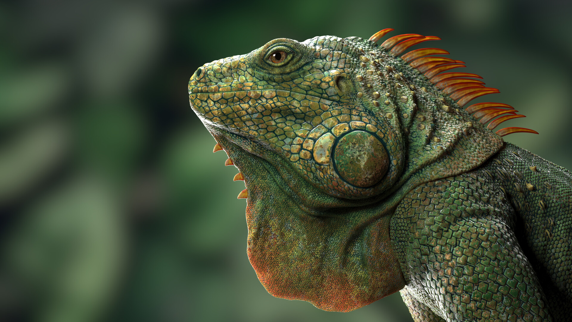 ArtStation - Texture and Lookdev Iguana