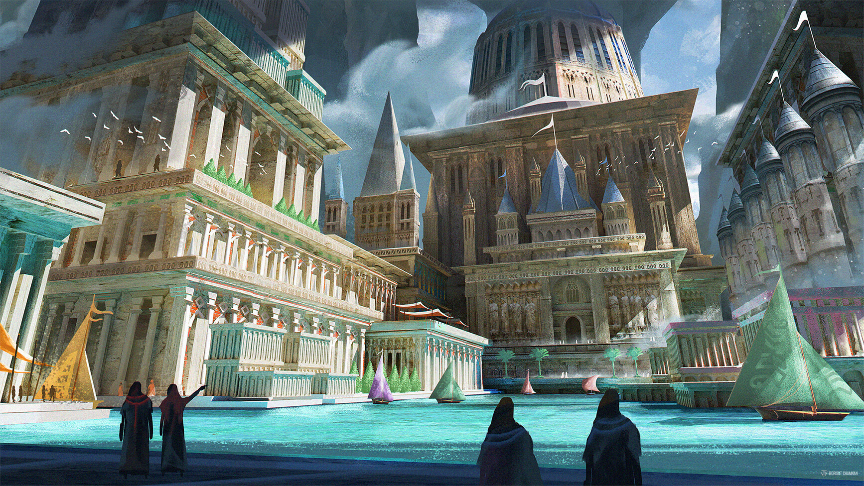 Quel'Thalas, High Elf City by Peter Lee : ImaginaryArchitecture