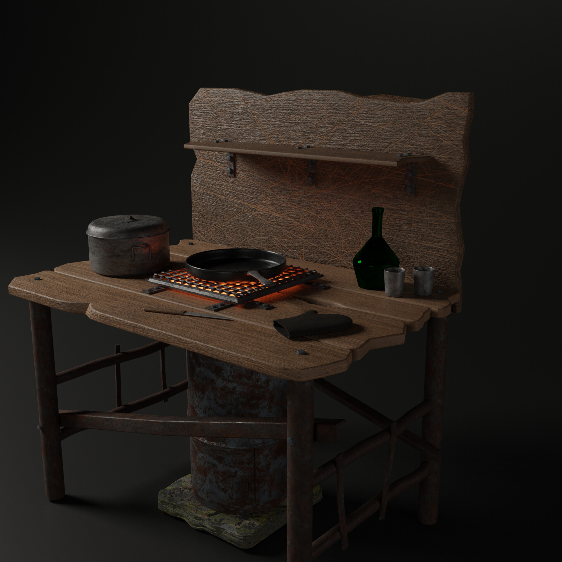ArtStation - Wooden table