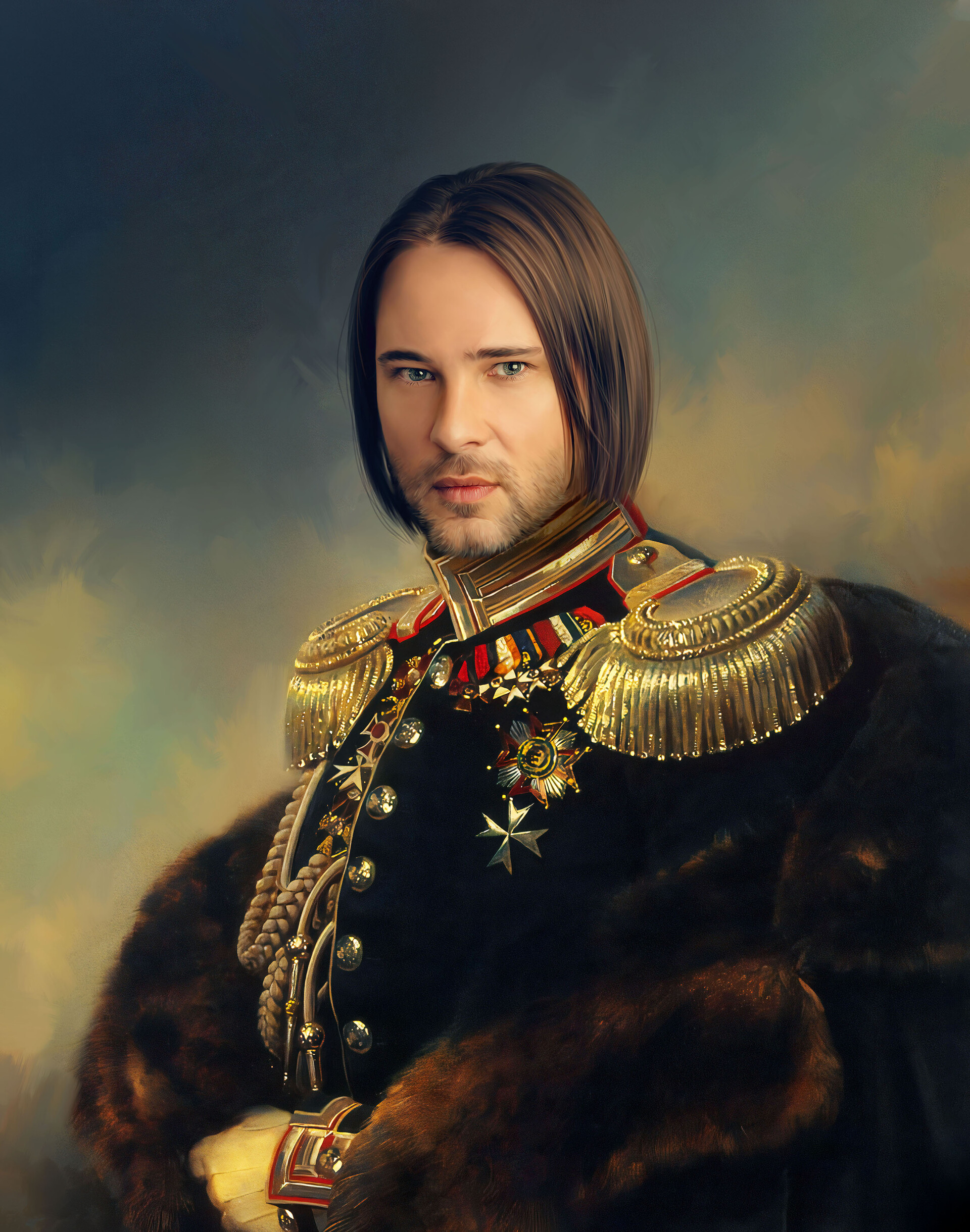 ArtStation - Renaissance style Portrait Digital Painting