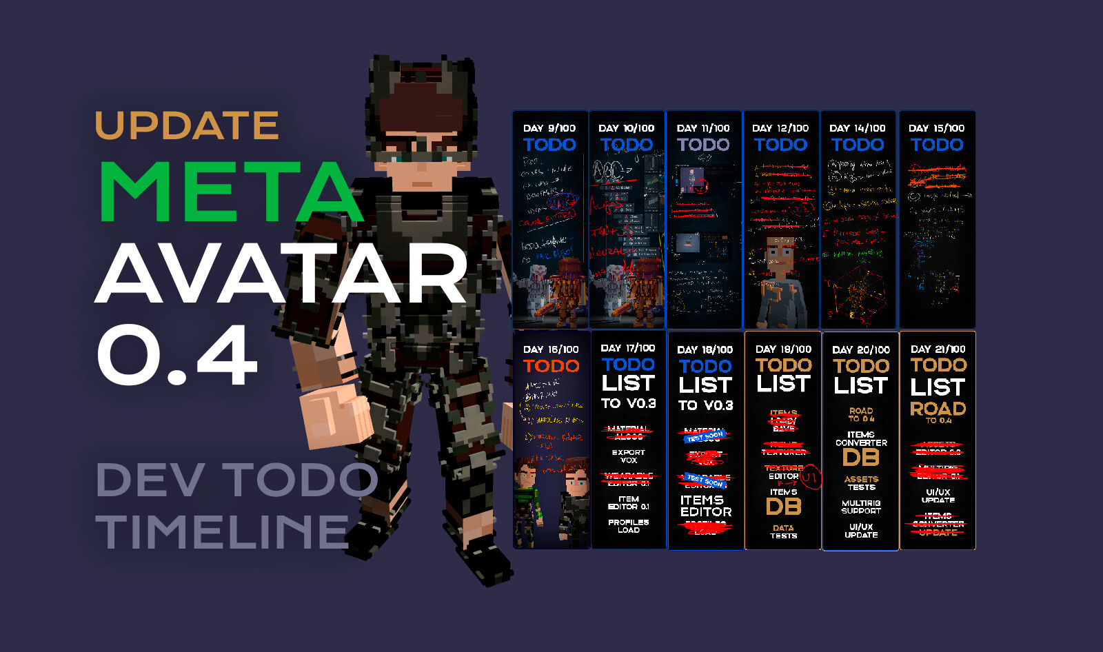 ArtStation - Meta Avatar 0.4 Tests