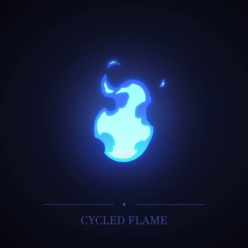 ArtStation - Cycled flame FX