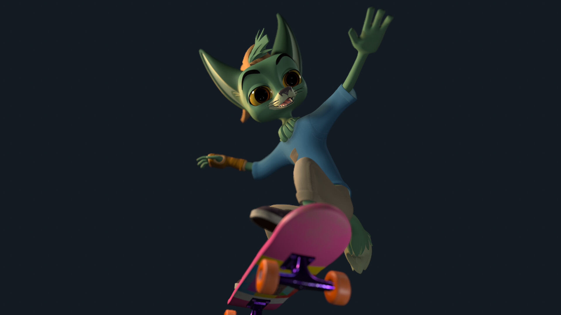 ArtStation - "Zeke" The Skater Kid