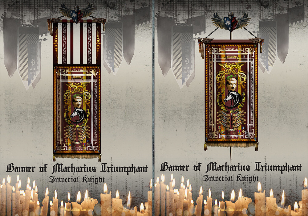 ArtStation - Banner of Macharius Triumphant - Commission