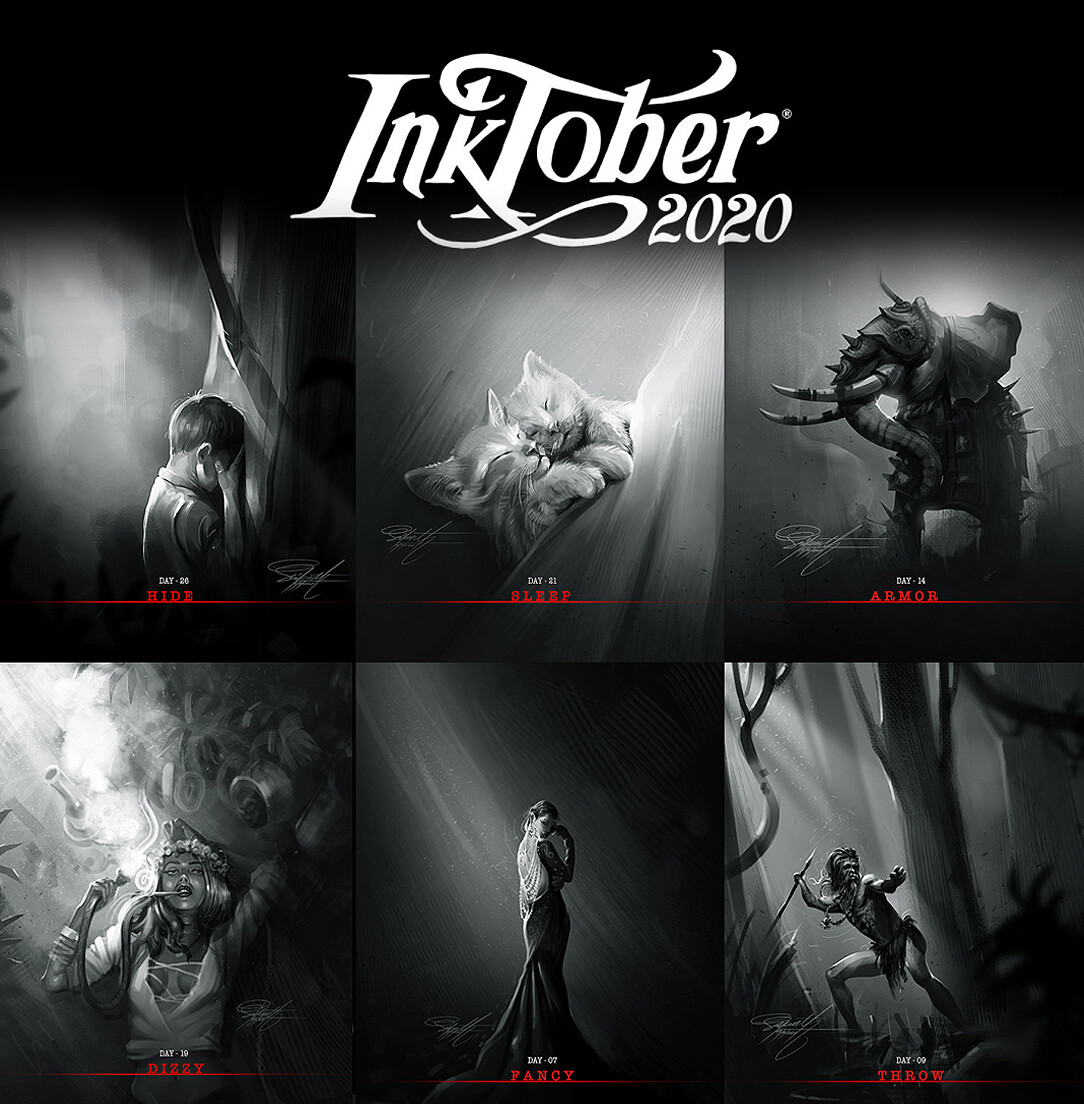 ArtStation - INKTOBER-2020