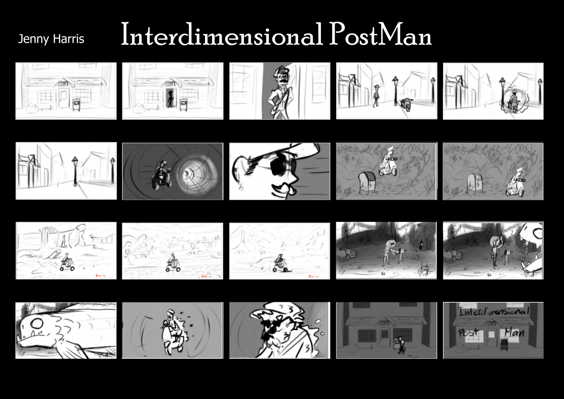 ArtStation - Interdimensional Postman - boards