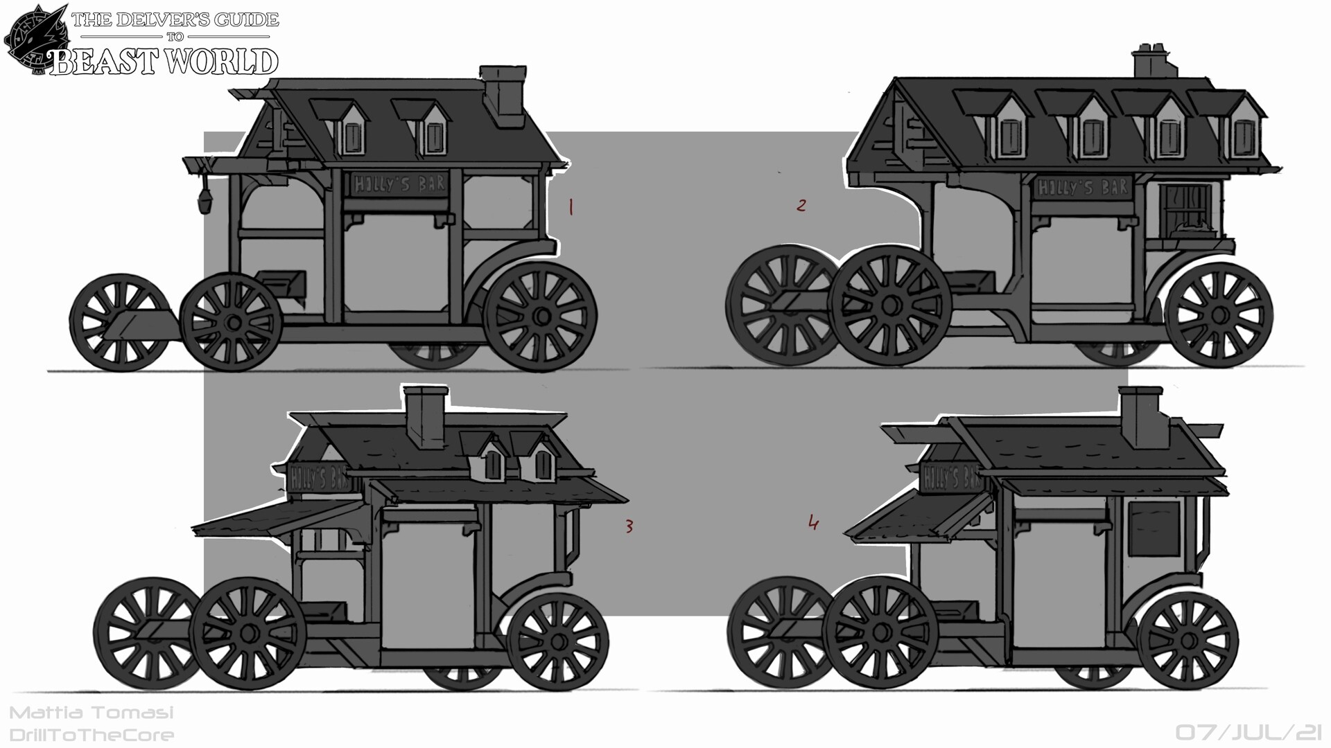 DrillToTheCore - Client work: The Delver's Guide to Beast World - Wagon ...