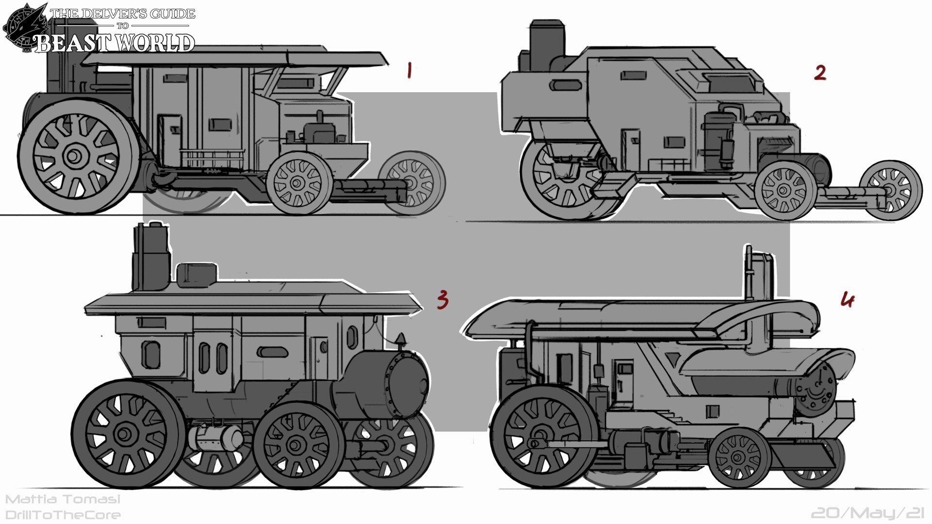 DrillToTheCore - Client work: The Delver's Guide to Beast World - Wagon ...