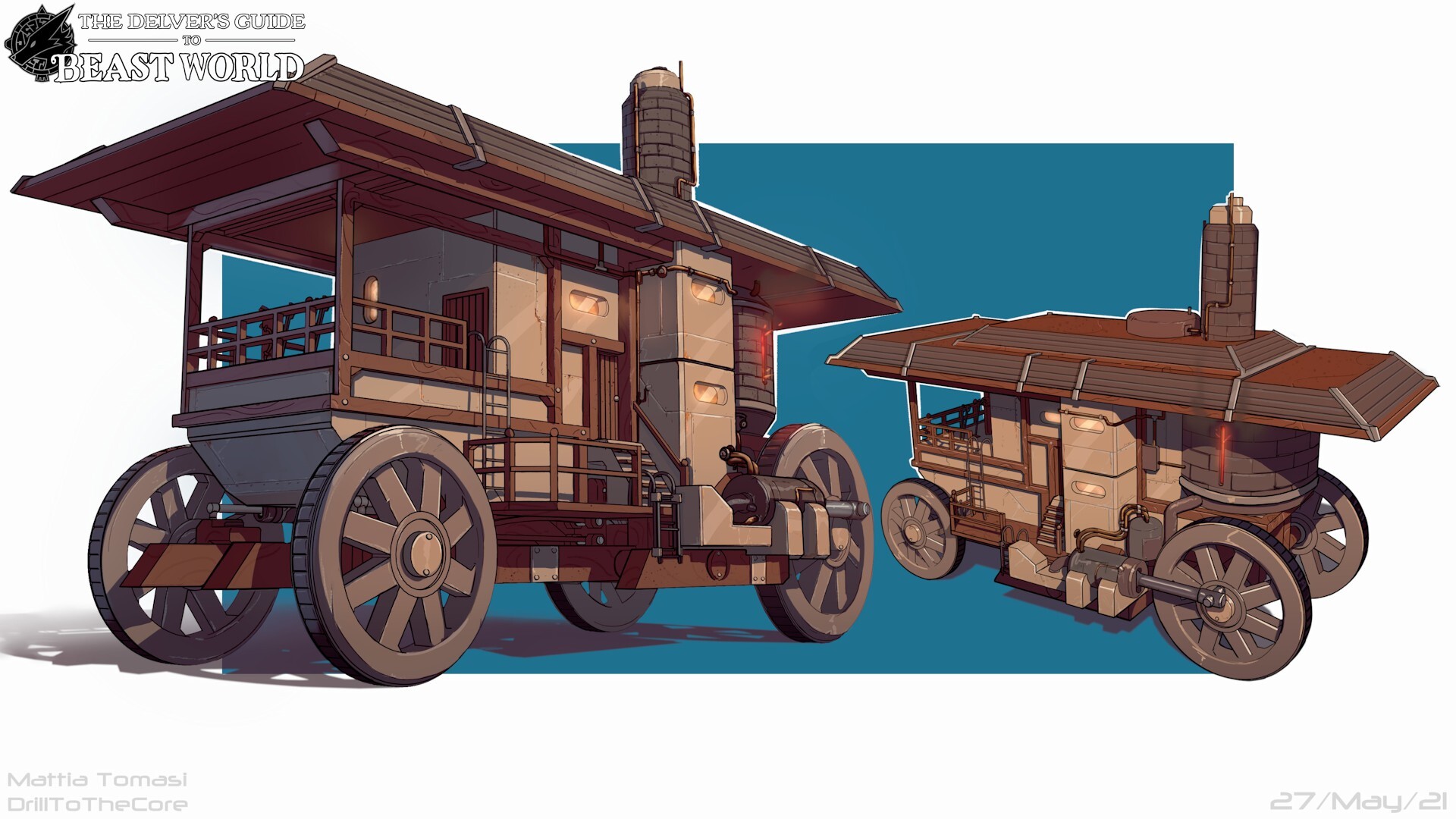 DrillToTheCore - Client work: The Delver's Guide to Beast World - Wagon ...