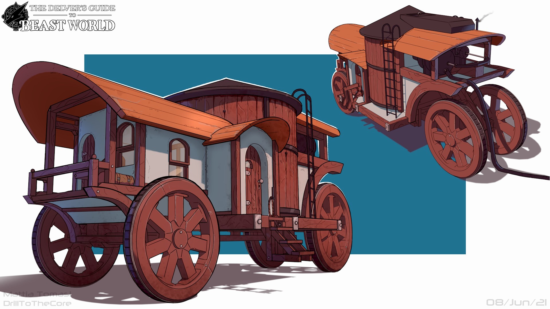 DrillToTheCore - Client work: The Delver's Guide to Beast World - Wagon ...