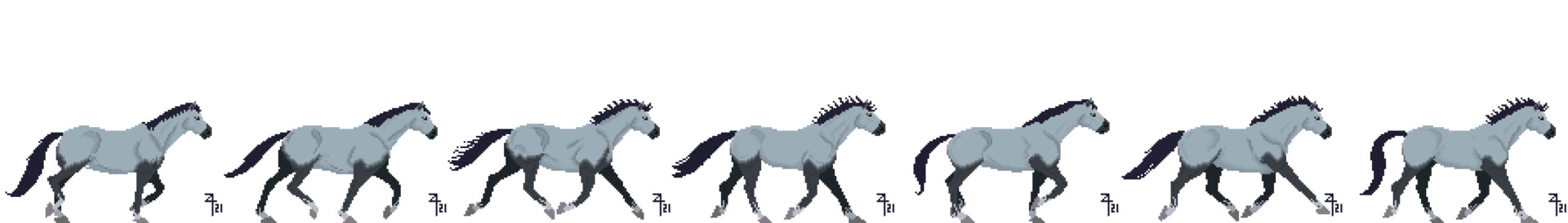 Horse Animation Frames