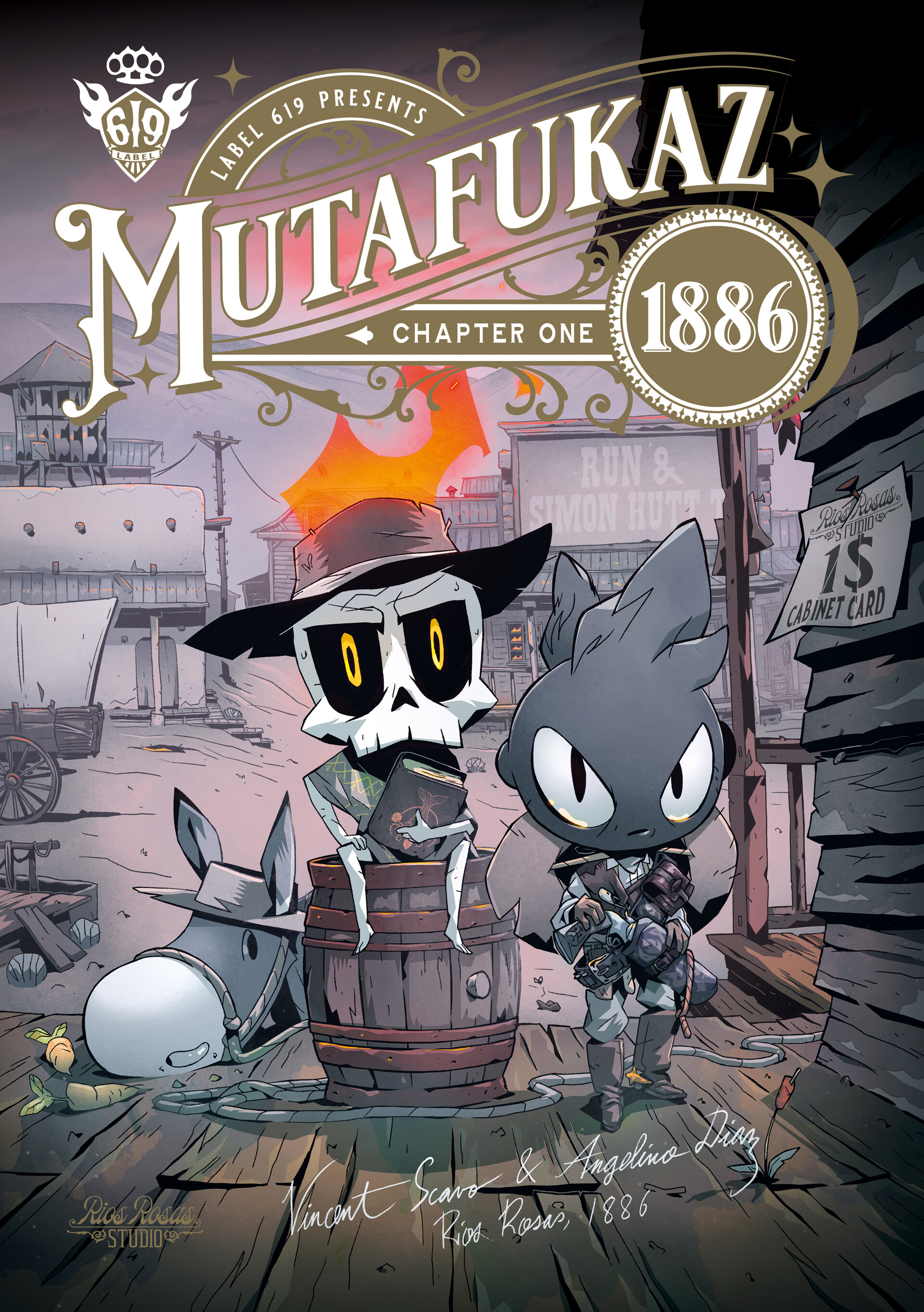 ArtStation - MUTAFUKAZ 1886 #1 for Label 619 and Ankama Editions