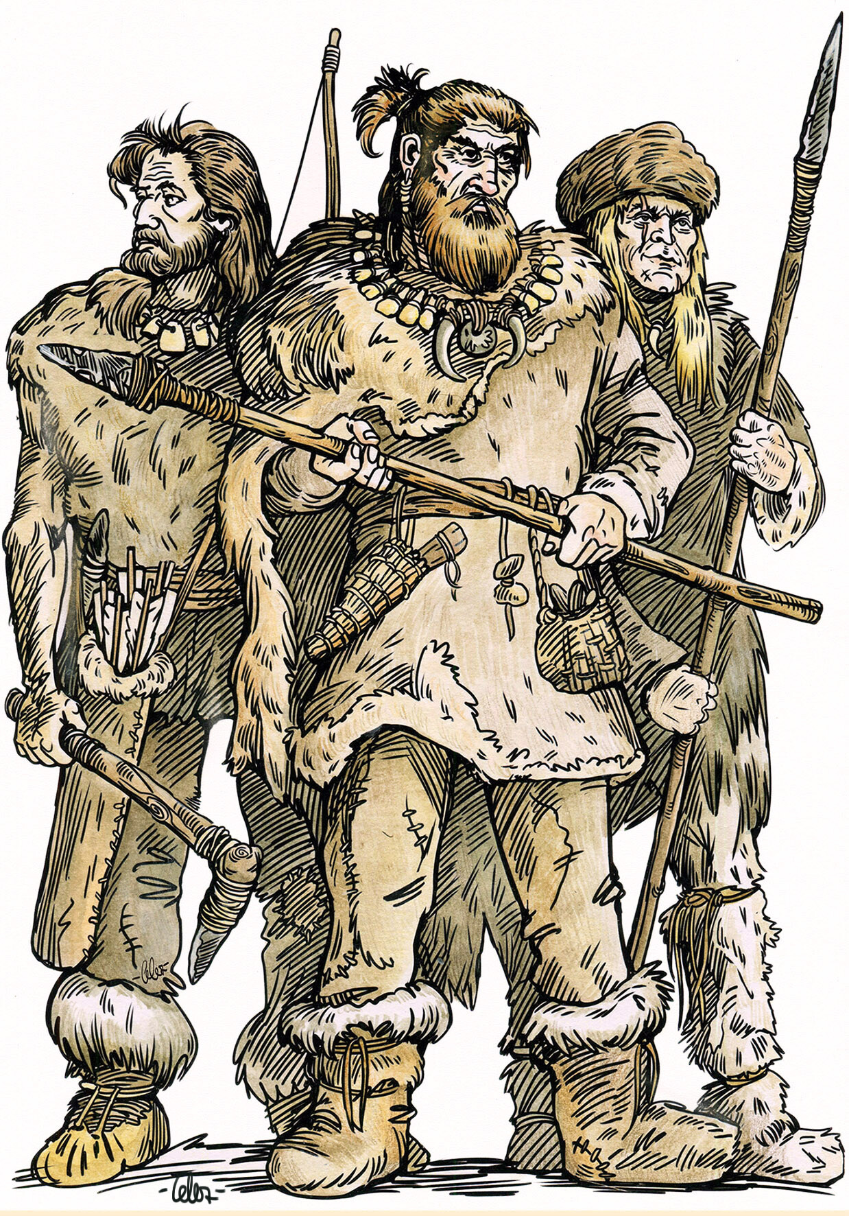 ArtStation - Prehistory hunters