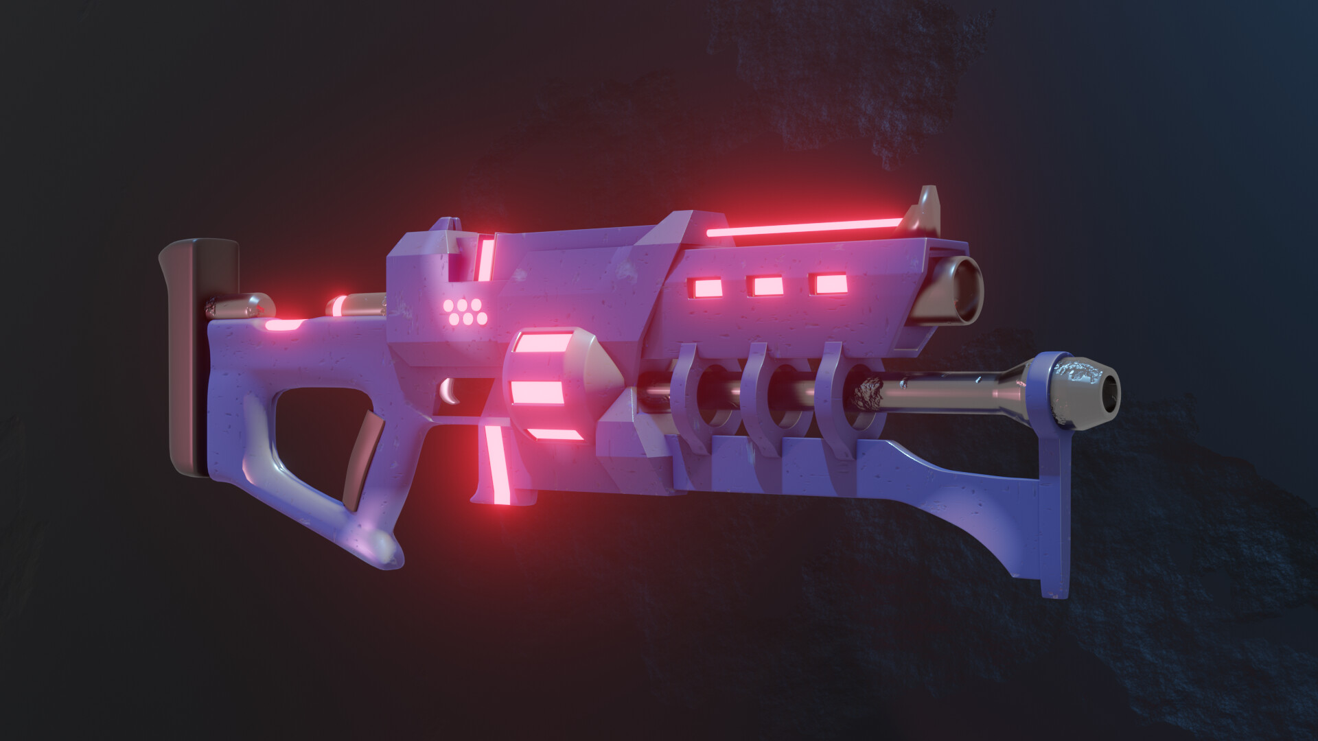 ArtStation - Sci-Fi Assault Rifle Concept