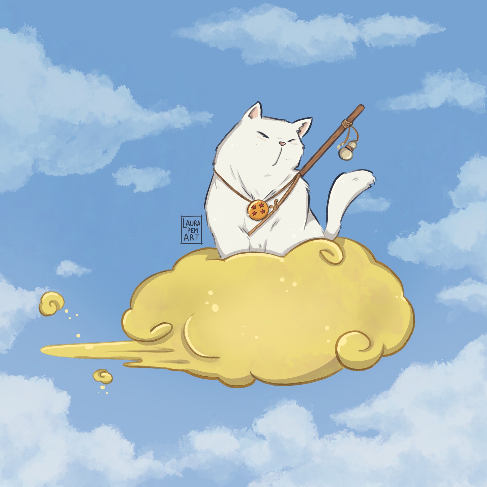 ArtStation - Goku cat