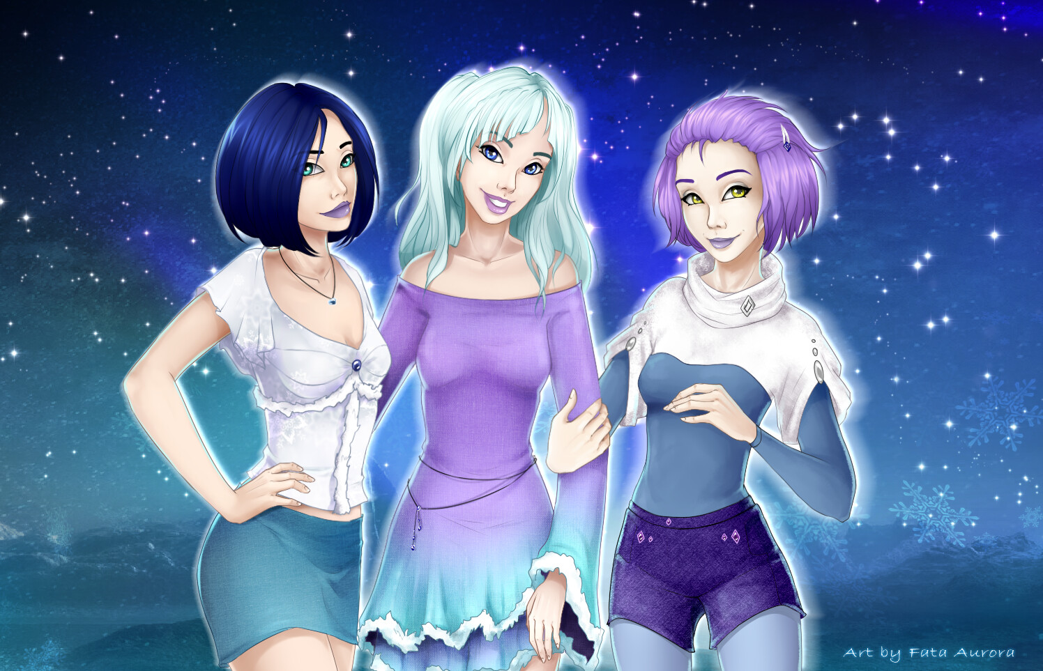 ArtStation - Loria, Iridia, Eleonora [2017]