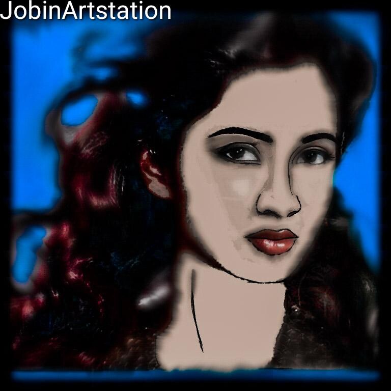 ArtStation - Digital sketching of Shreya Ghoshal