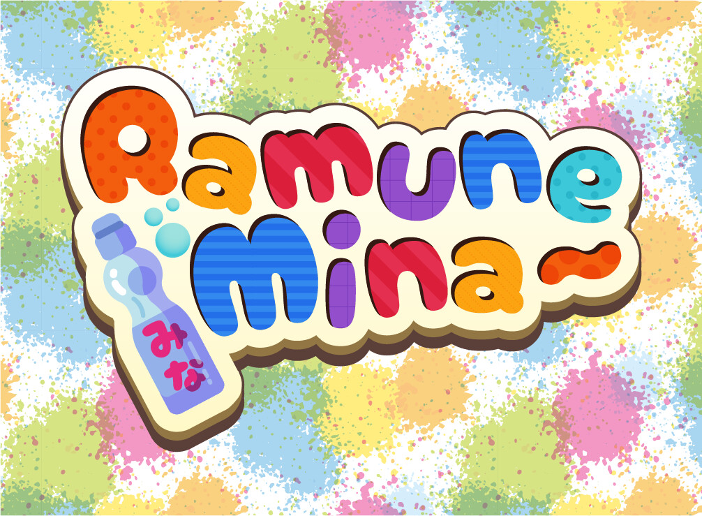 ArtStation - Vtuber Logo - Ramune Mina