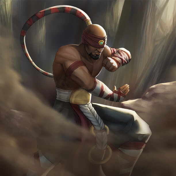 ArtStation - Lee SIn (unfinished)