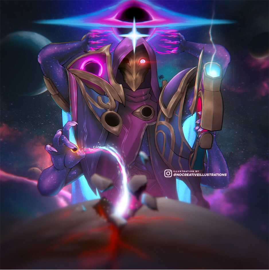 ArtStation - Dark Cosmic Jhin