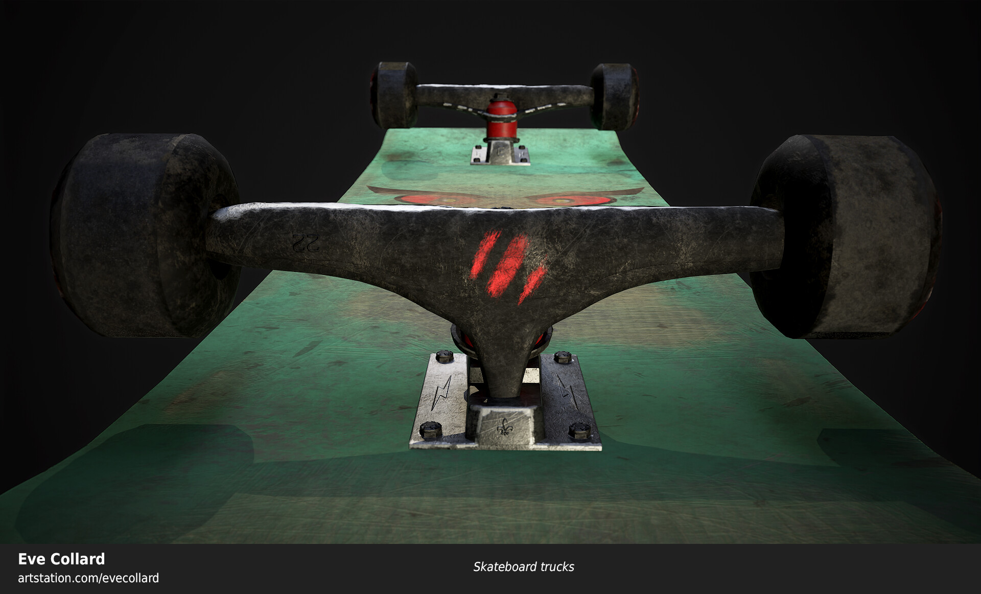 Eve Collard - Skateboard