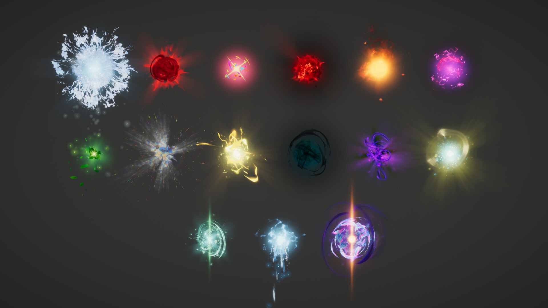 Leonardo Vieira - Stylized Elemental Orbs