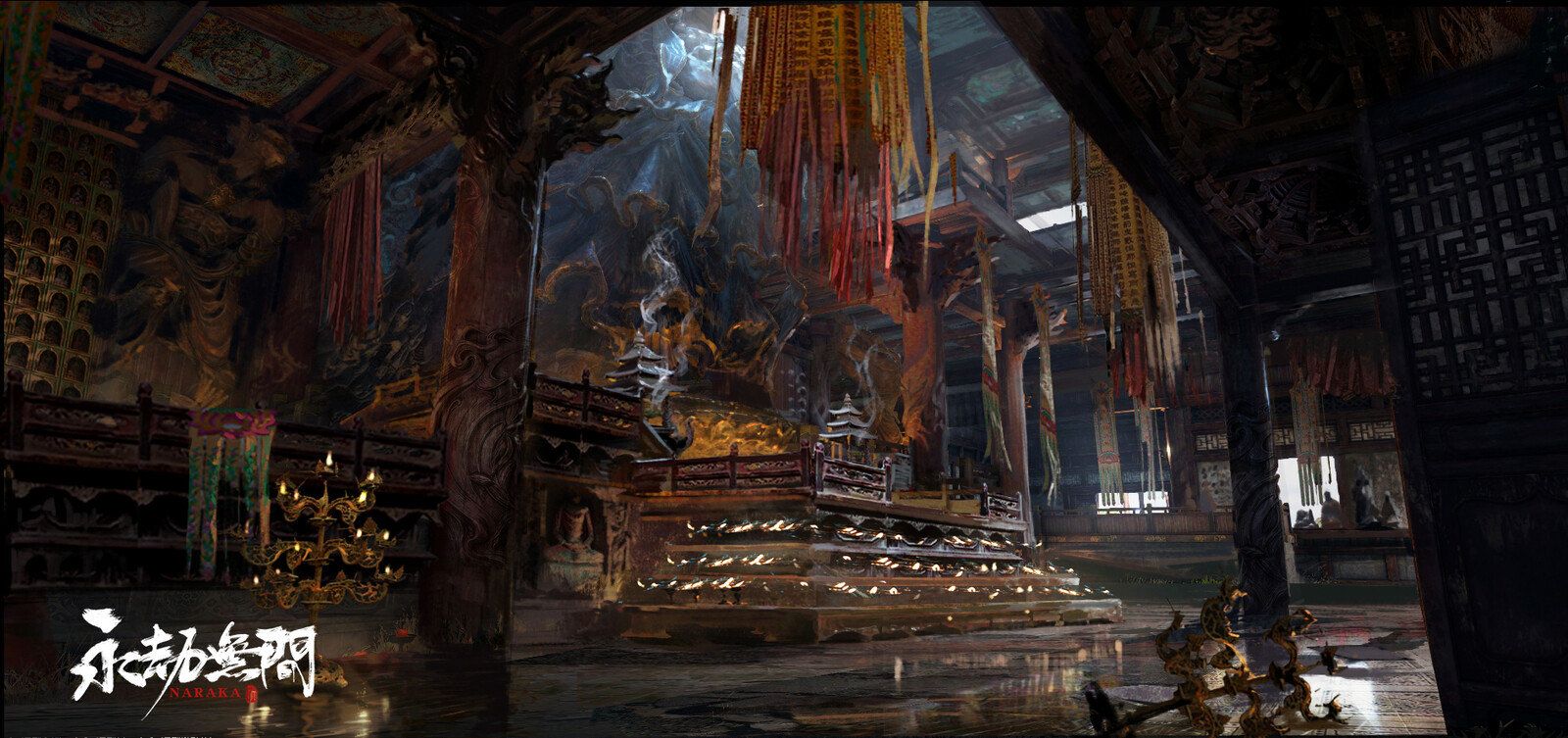 xiaohan liu - Naraka 永劫无间：落日寺区域