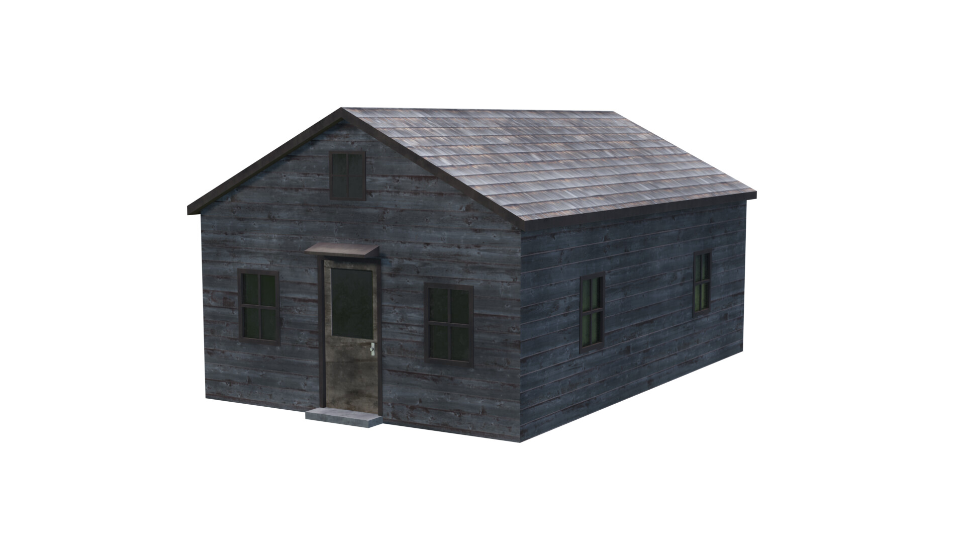 3d house Wbr - Old Abandoned House