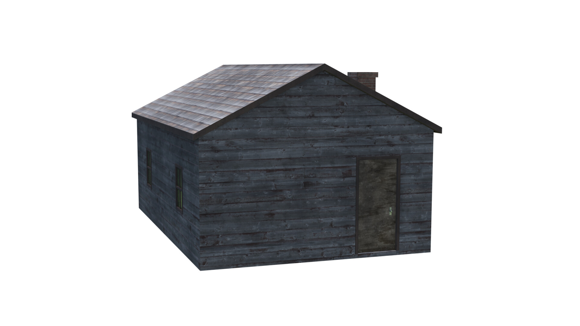 3d house Wbr - Old Abandoned House