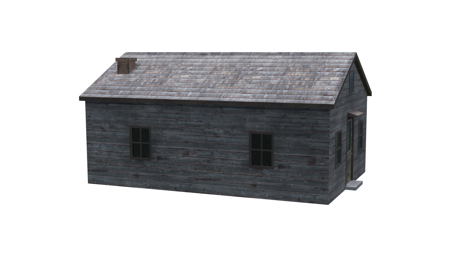 3d house Wbr - Old Abandoned House