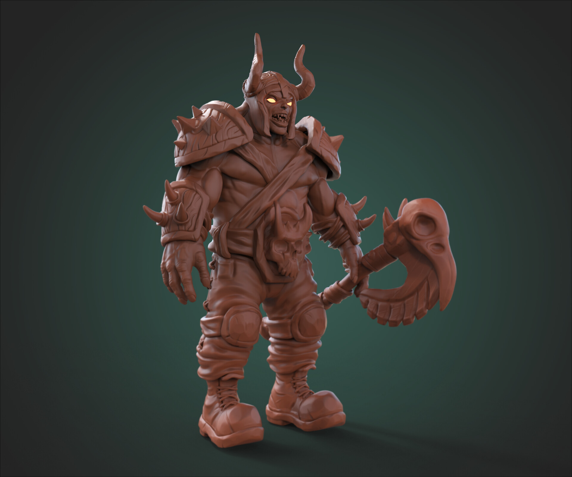 ArtStation - My first hi-poly character.