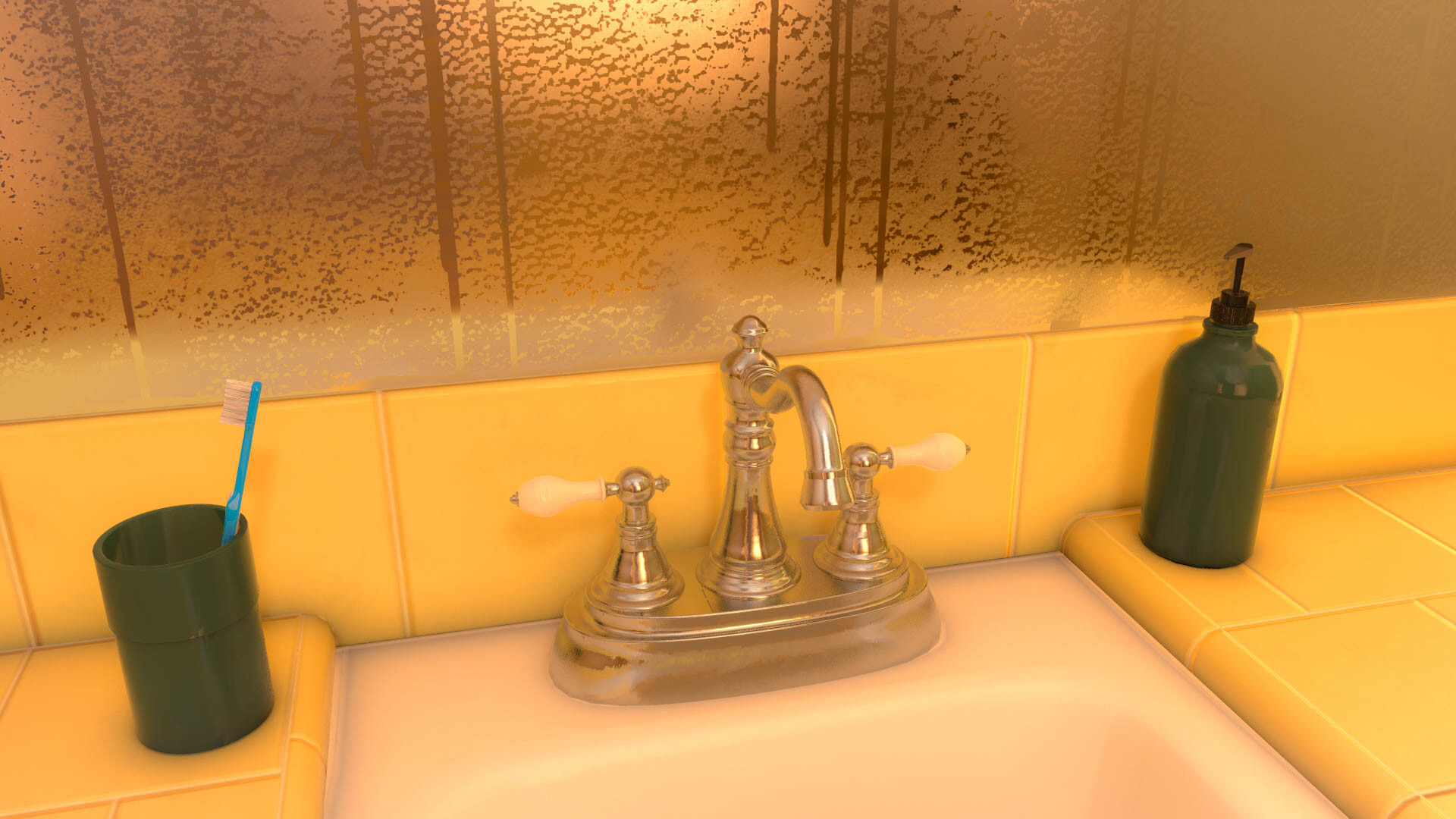 ArtStation - 3D Bathroom Scene