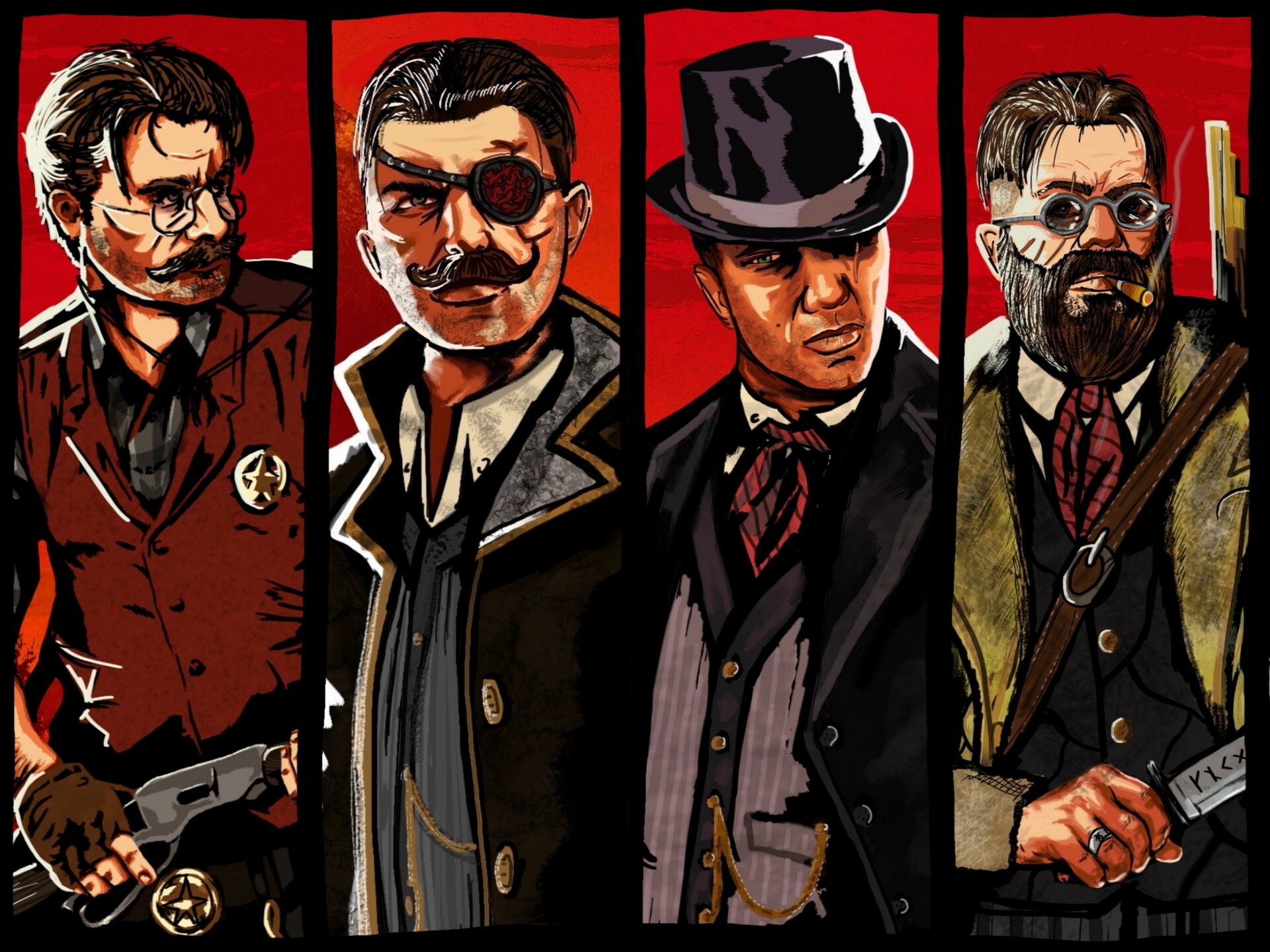 ArtStation - red dead artwork