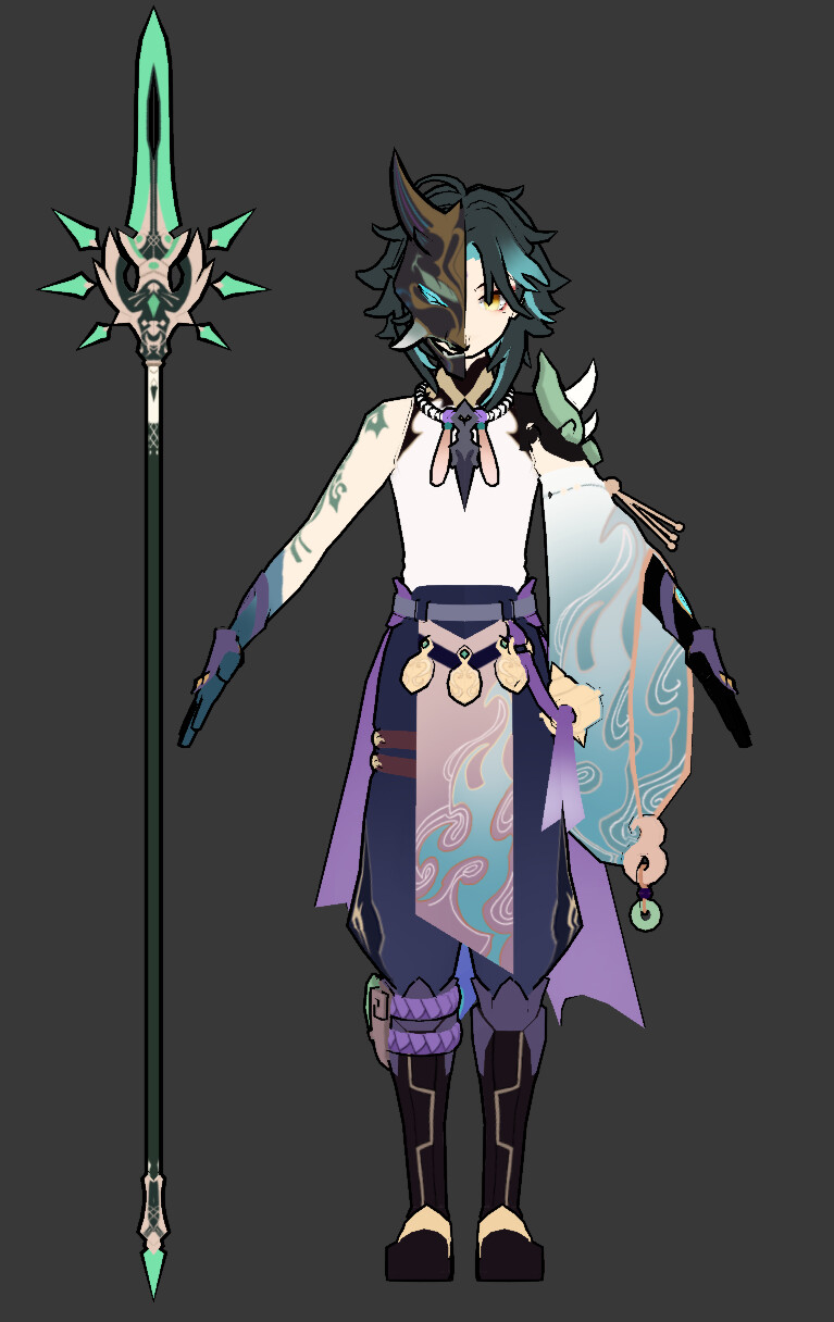 ArtStation - Genshin - Xiao