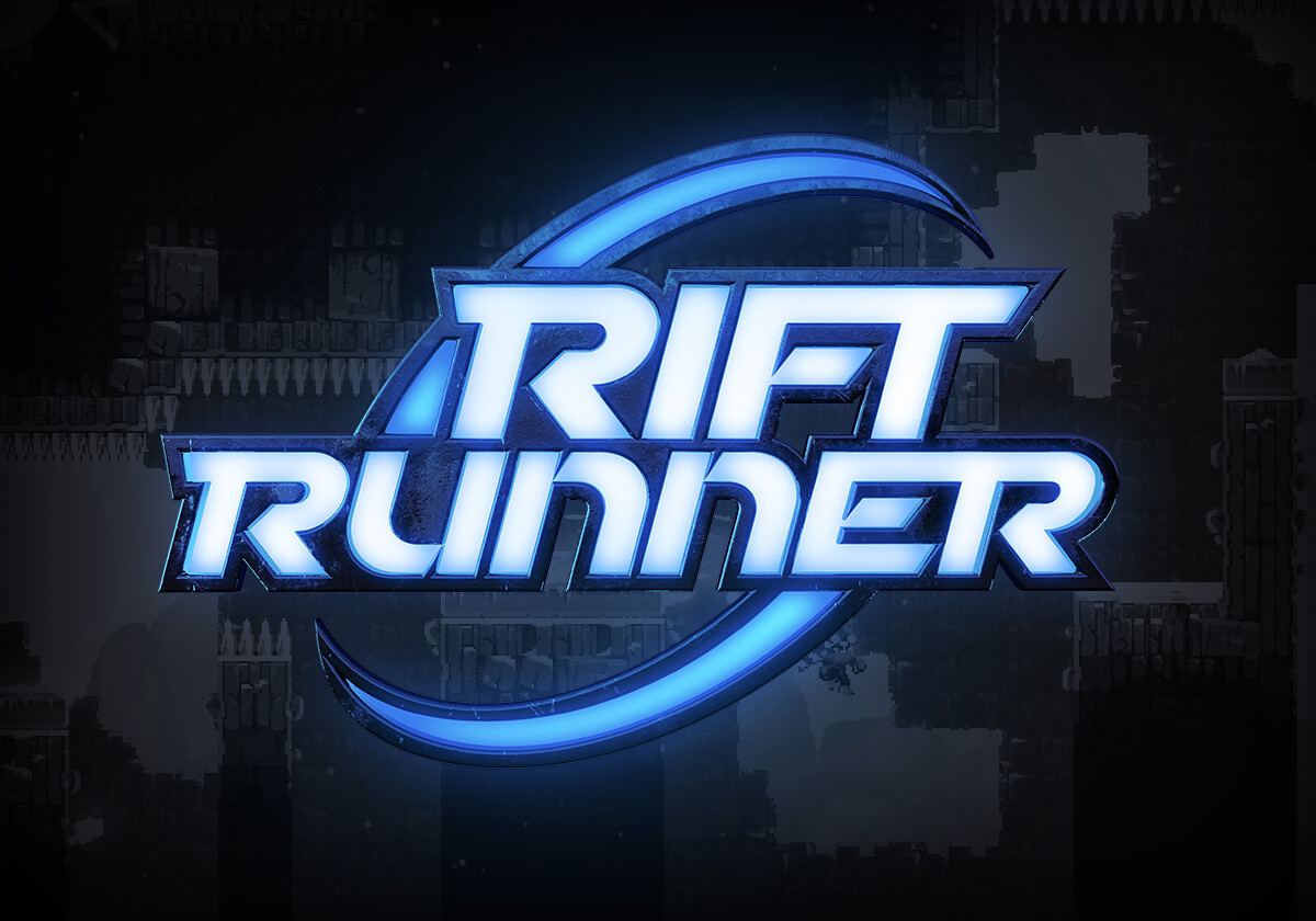 ArtStation - Rift Runner game logo