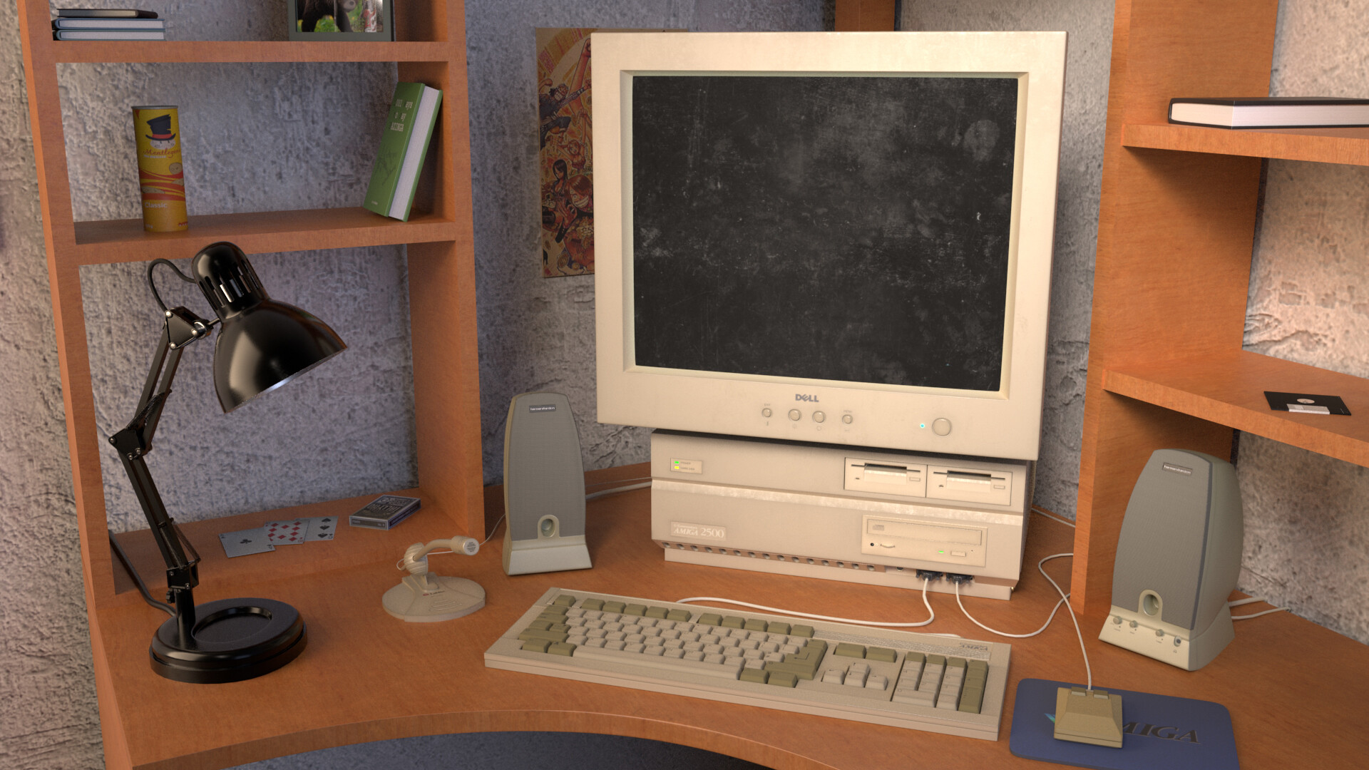 ArtStation - Retro Desktop Visualisation