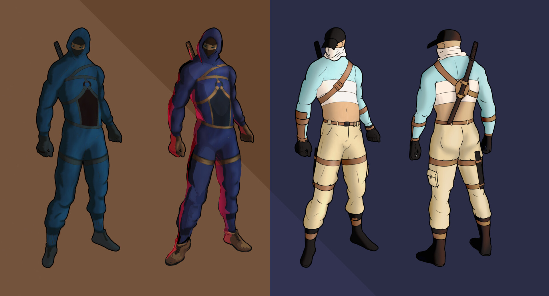 ArtStation - Concept art of modern ninja