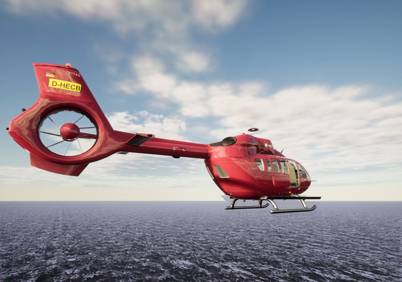 ArtStation - Recuse Eurocopter AIR BUS H145 for VR project (interior ...