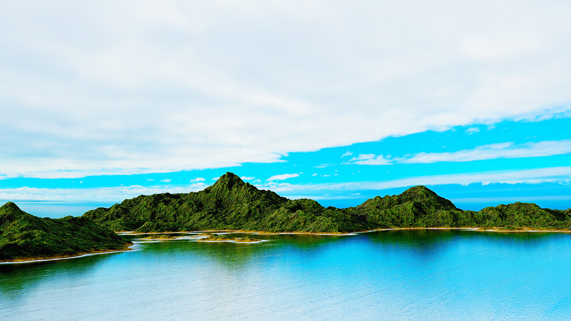 Vishnu Gokul HR - procedurally generated landscape