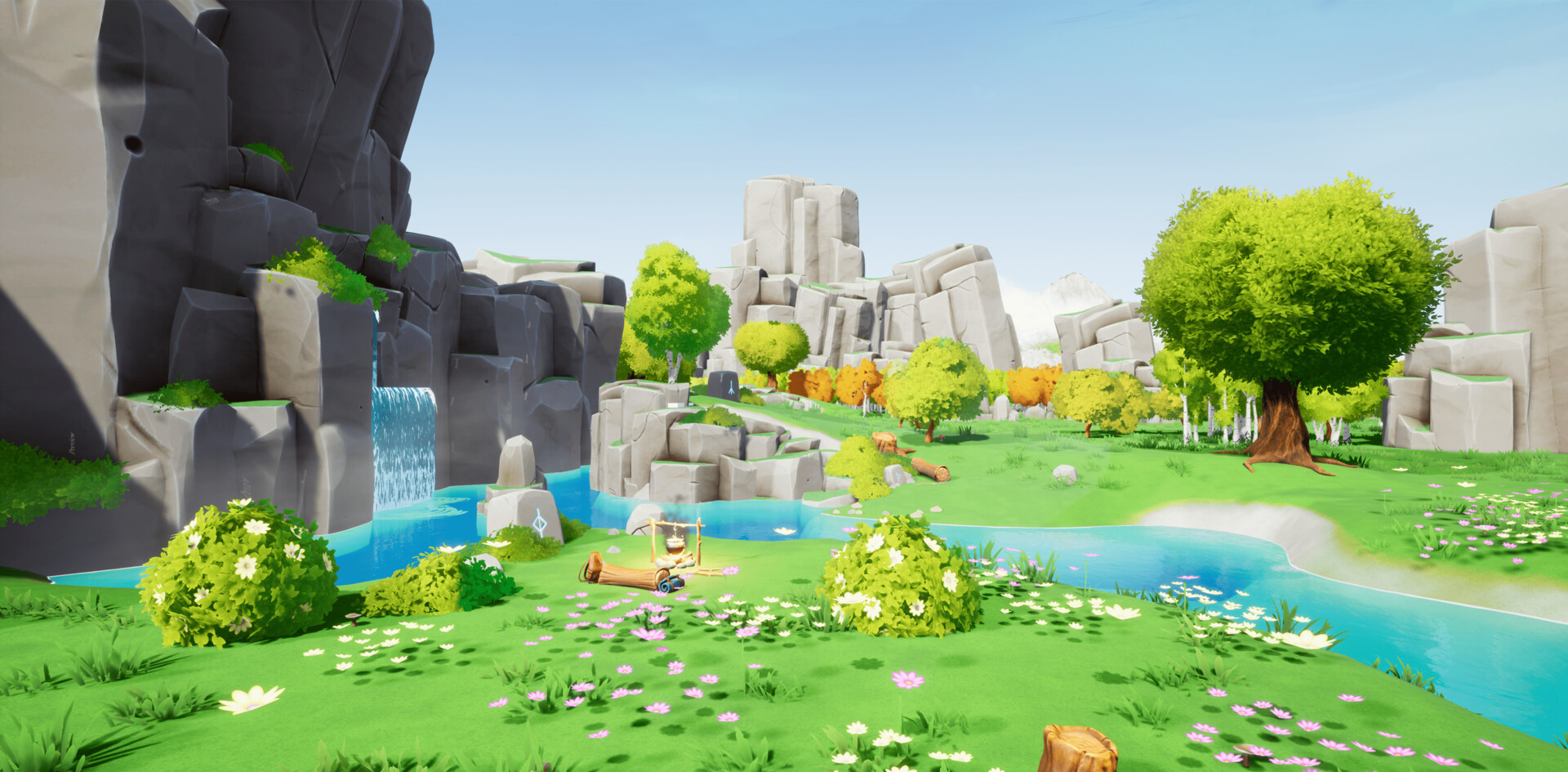 ArtStation - Stylized Landscape UE4