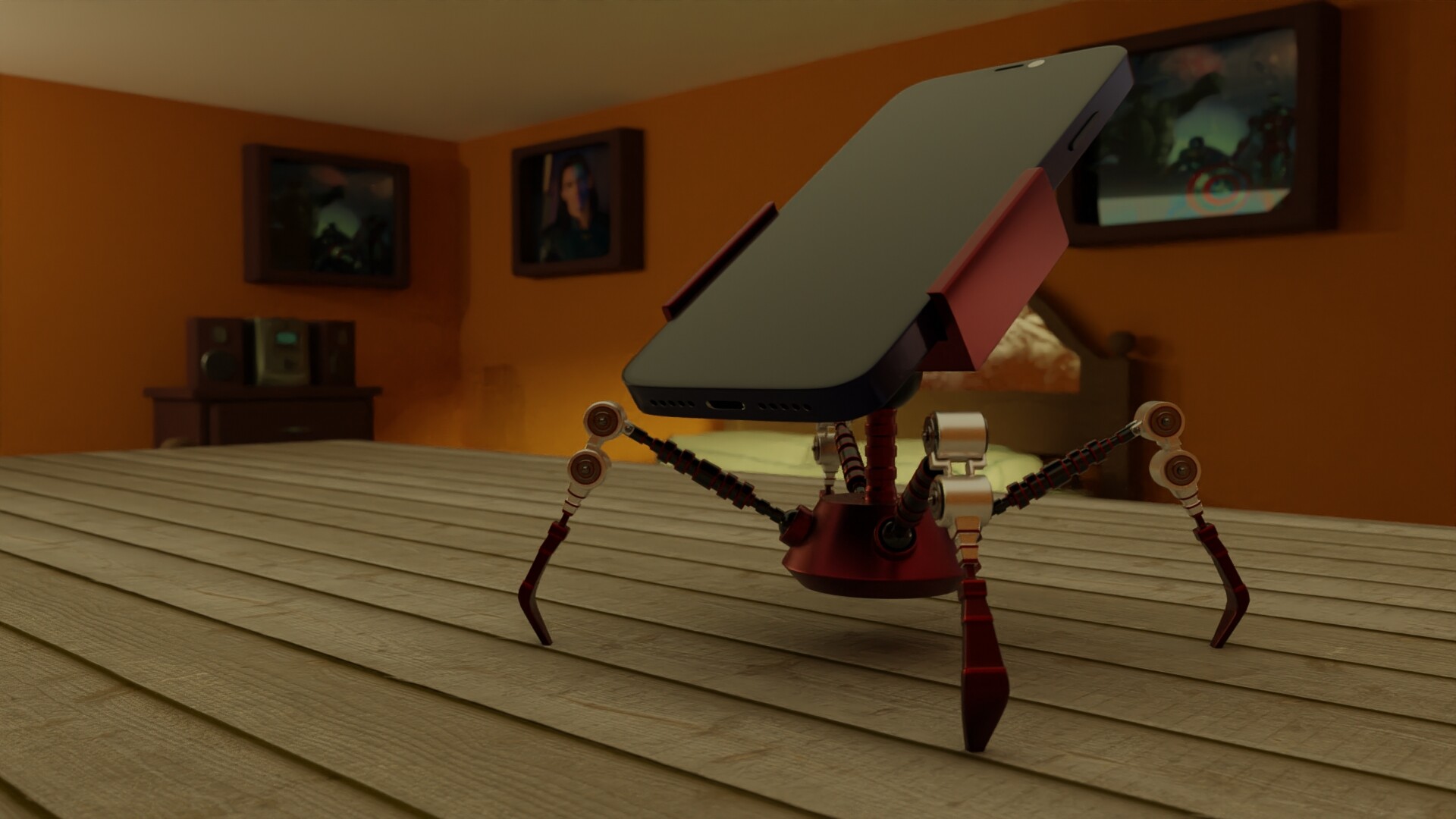 ArtStation - 11 Spidey Stand for Mobile