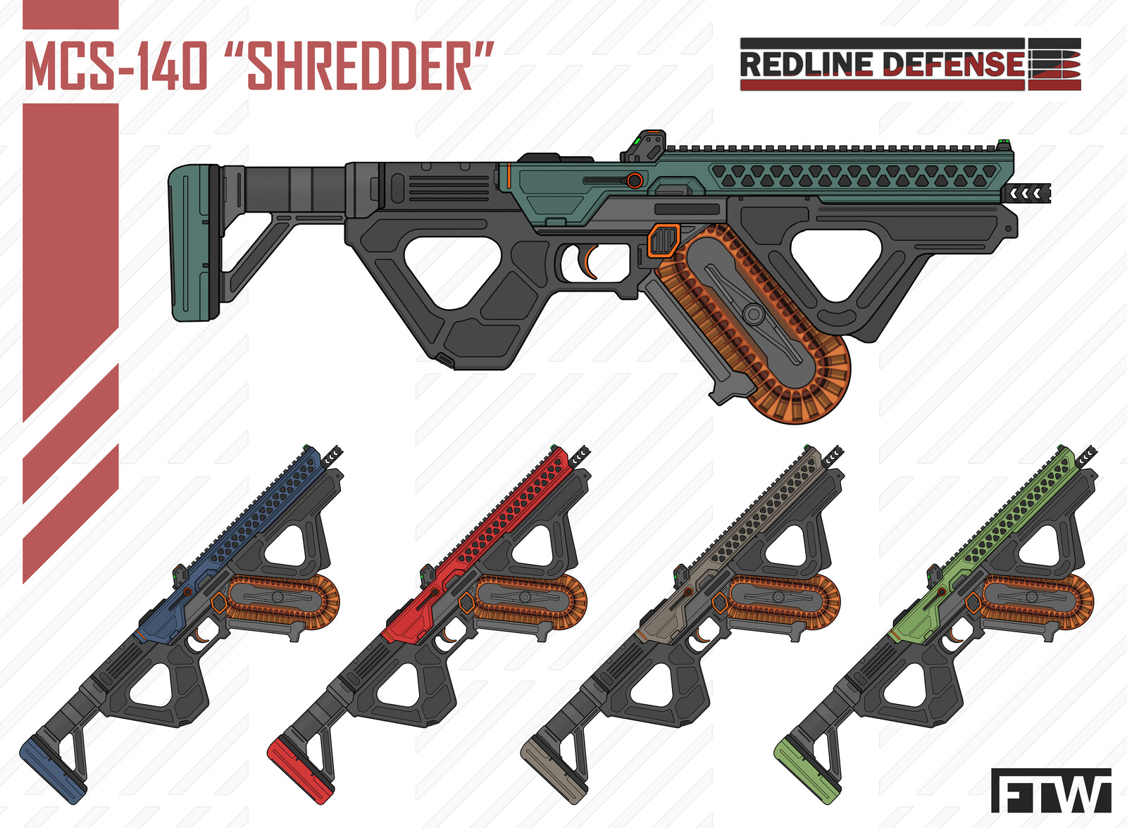 FTWilliams - Submachinegun: MCS-140 "Shredder"