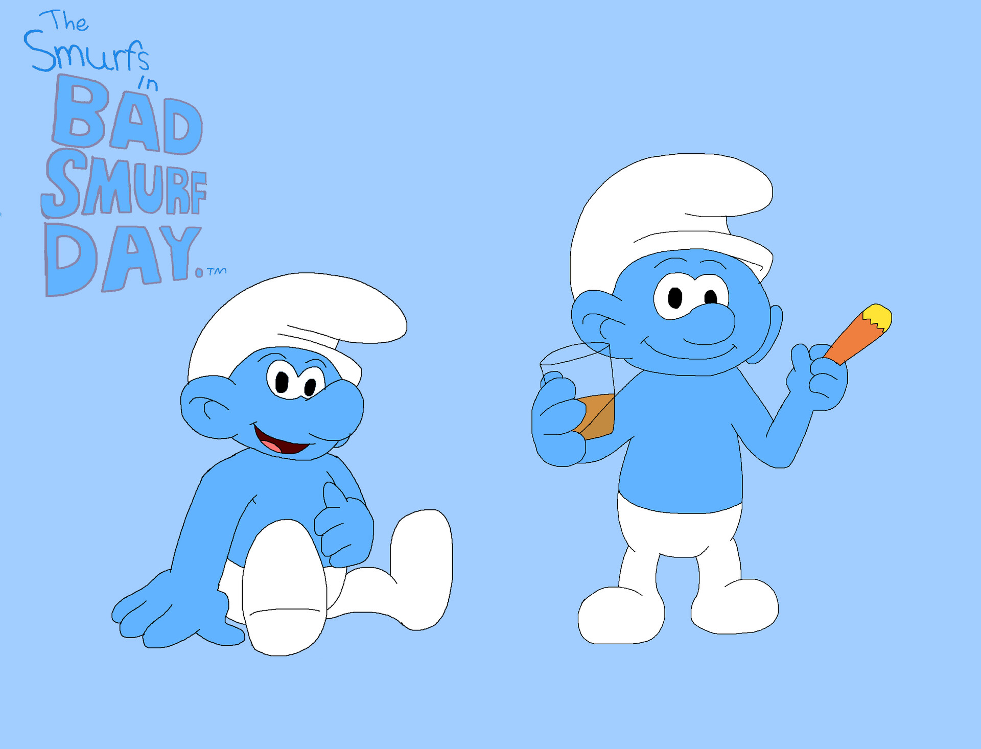 ArtStation - Smurf (Drunk Smurf)