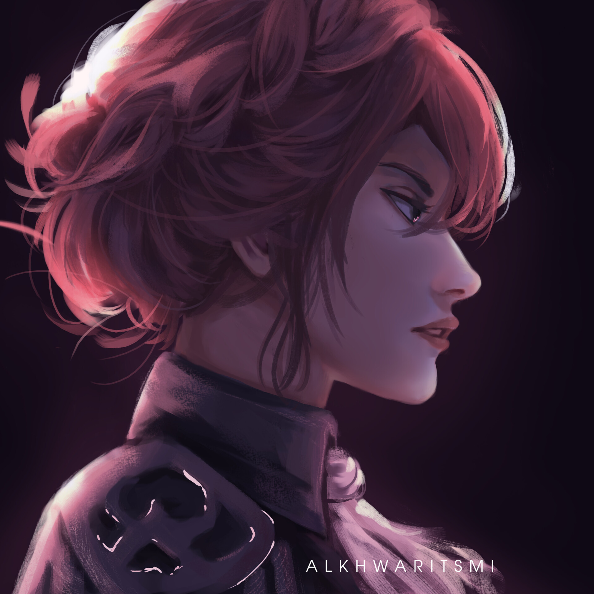 ArtStation - WLOP style portrait practice