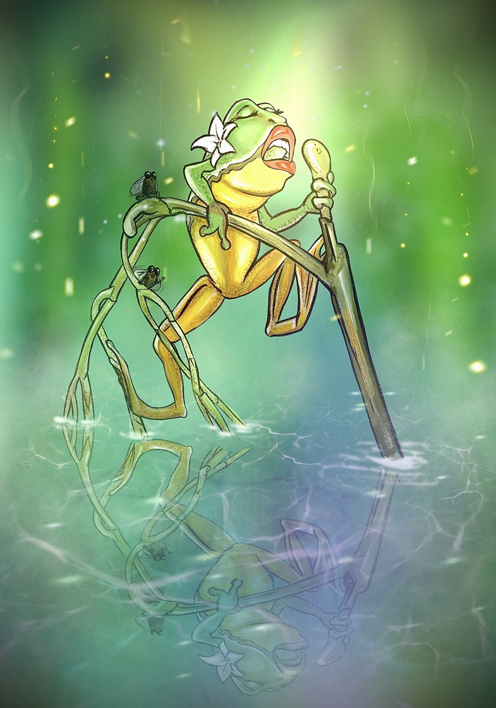 ArtStation - Froggy Holiday & The Wispering Flies