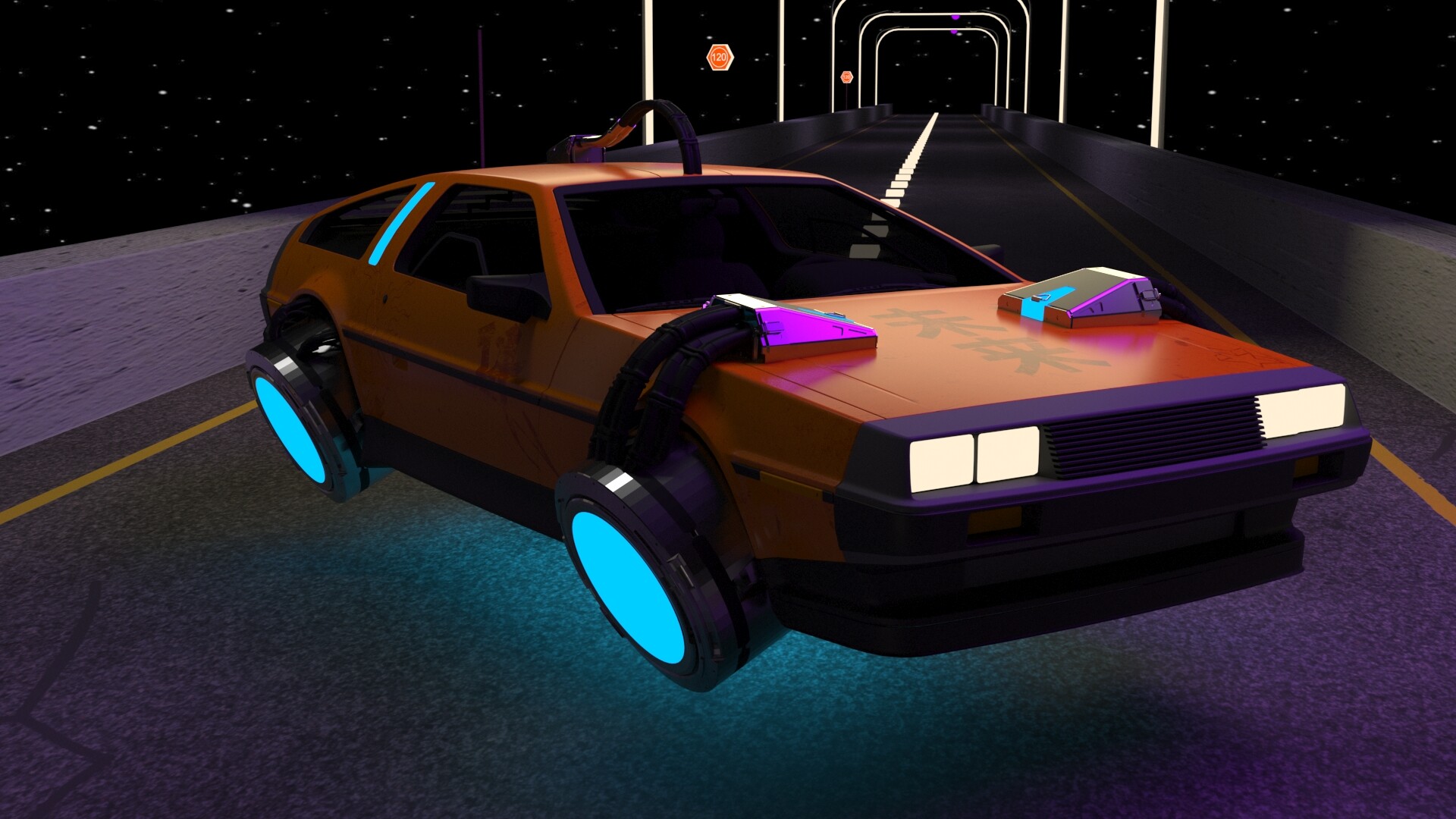 Ravi Sanker - Delorean/Deluxo 3d Showcasing