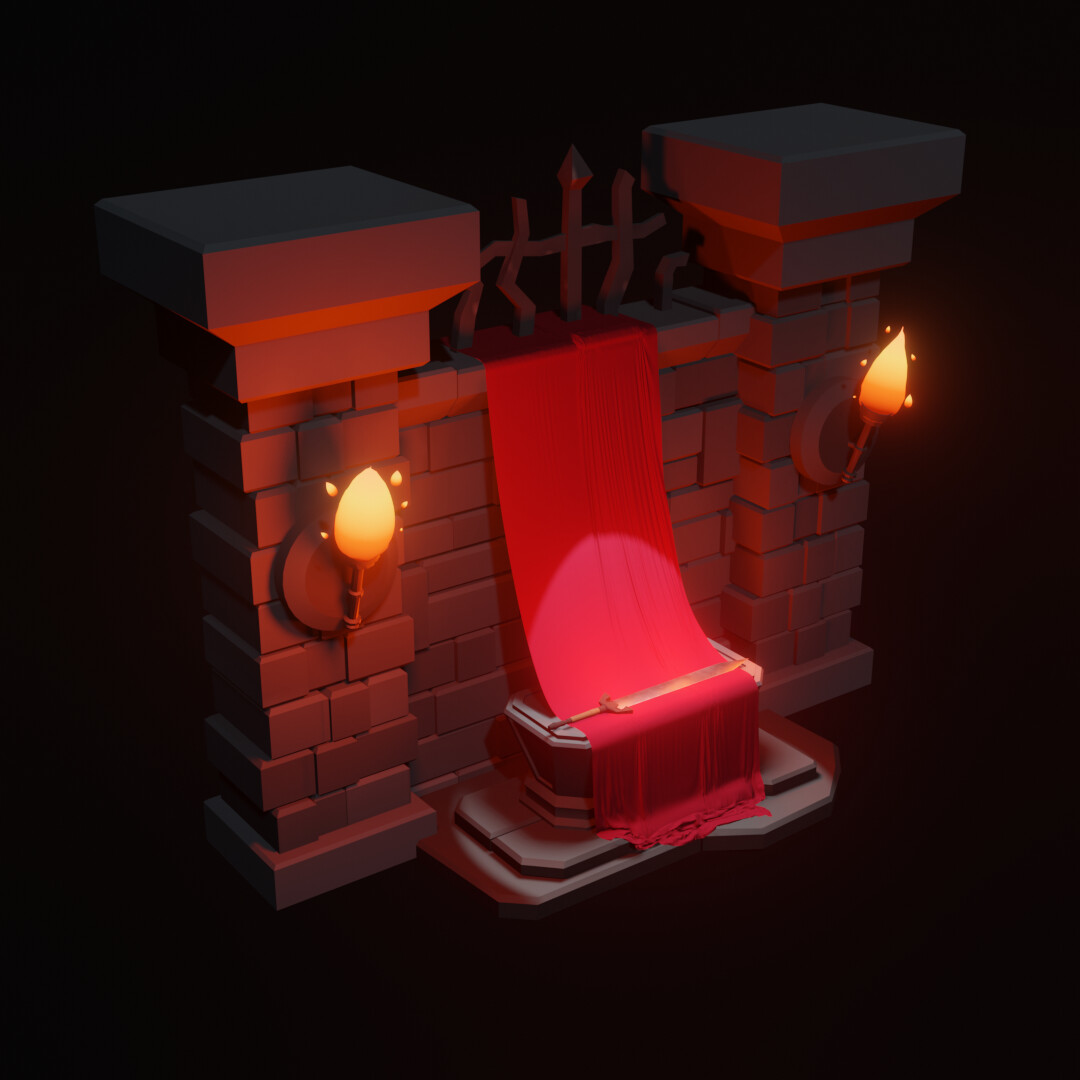 ArtStation - Dungeon Wall